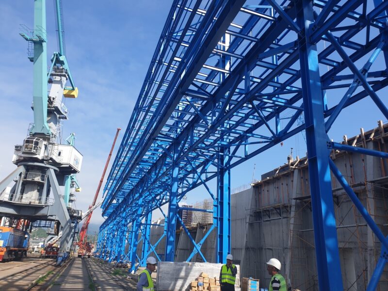 Bulk Terminal Steel Structures - Novelty Steel