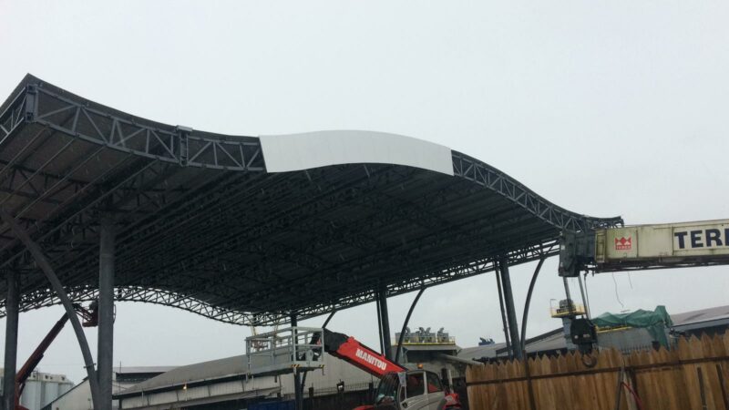 Gate Canopy - Novelty Steel